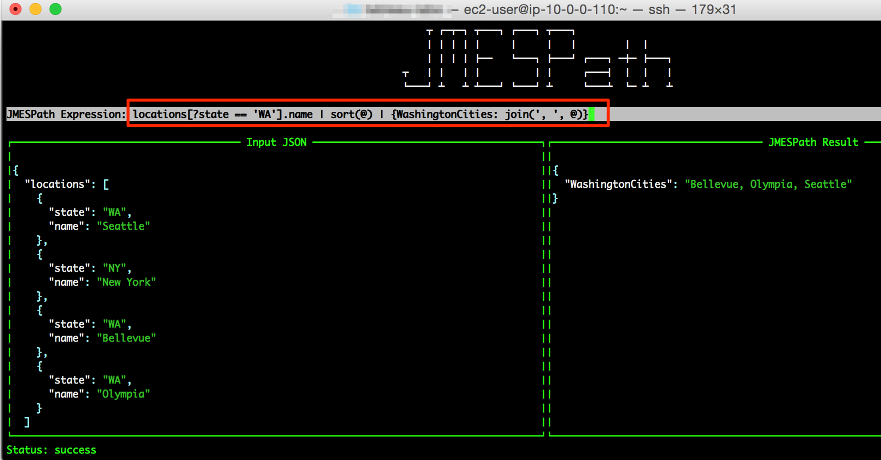 JMESPathのターミナル探索ツール「jmespath.terminal」 | DevelopersIO